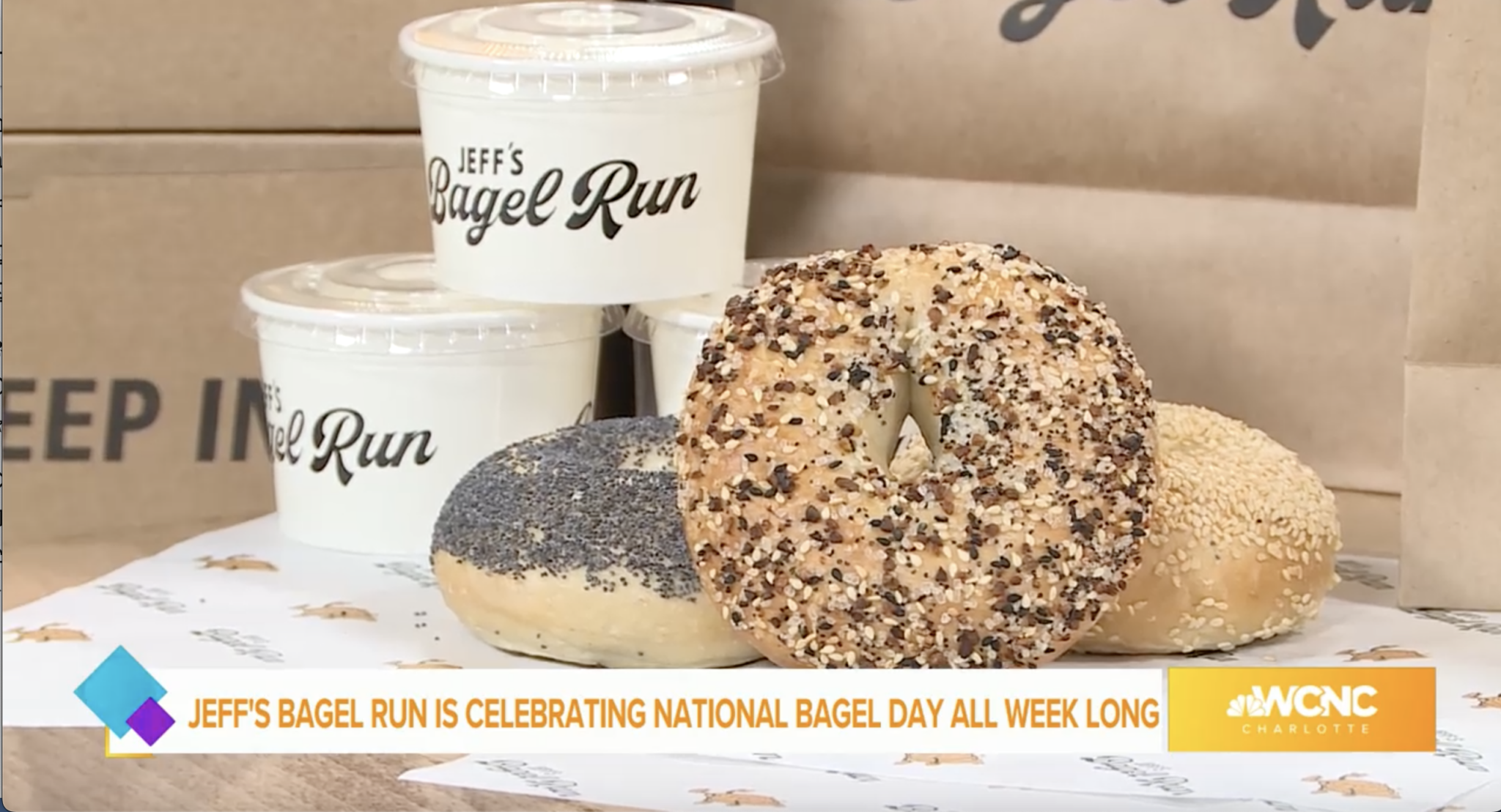 Jeff's Bagel run is now open in Charlotte! - Jeffs Bagel Run